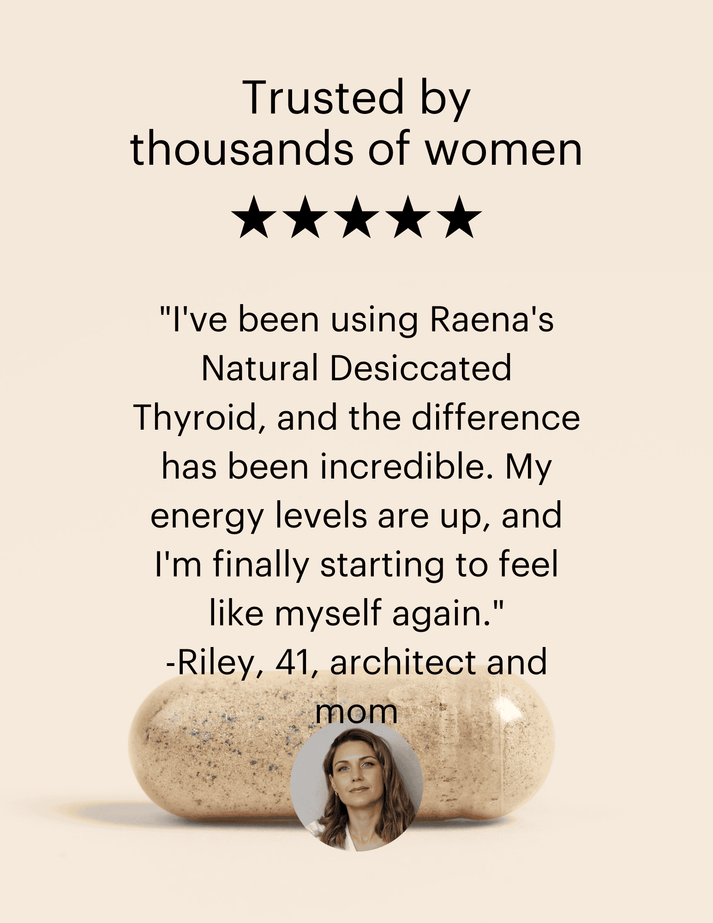 The Natural Desiccated Thyroid 65mg – Raena